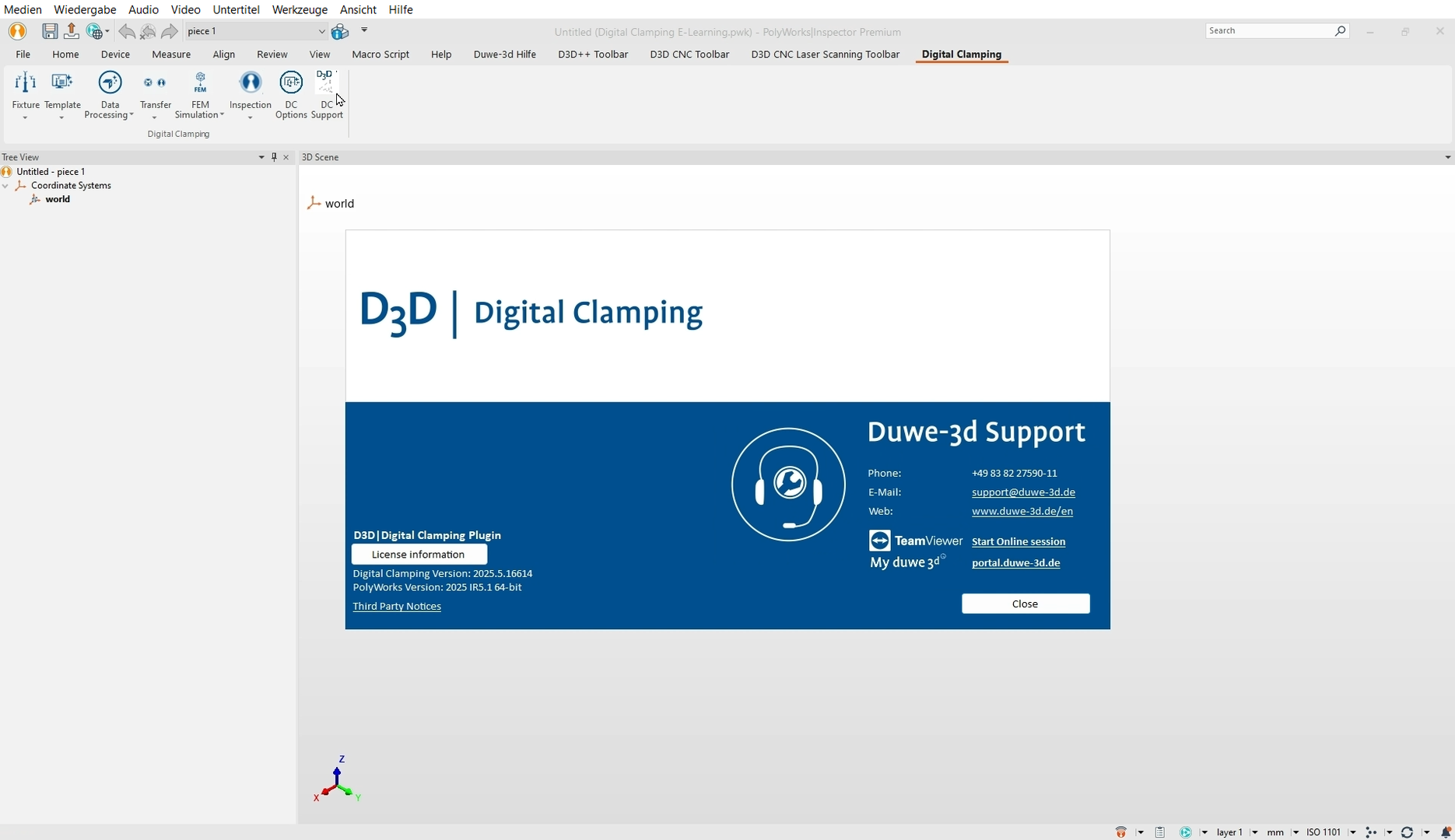 D3D | Digital Clamping - Duwe-3d AG
